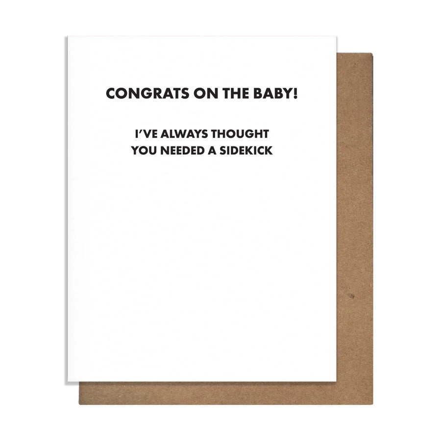 Sidekick Baby Card – PERIOD SIX STUDIO