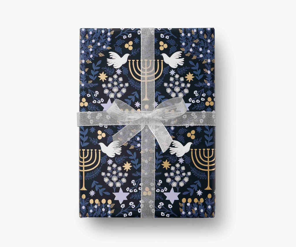 Laurel Menorah Continuous Wrapping Paper Roll – PERIOD SIX STUDIO