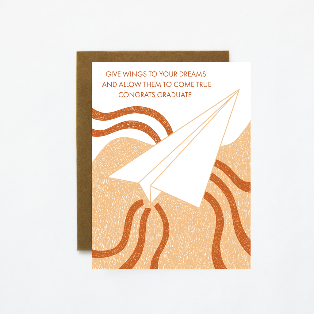 Paper Airplane Graduate Card – PERIOD SIX STUDIO